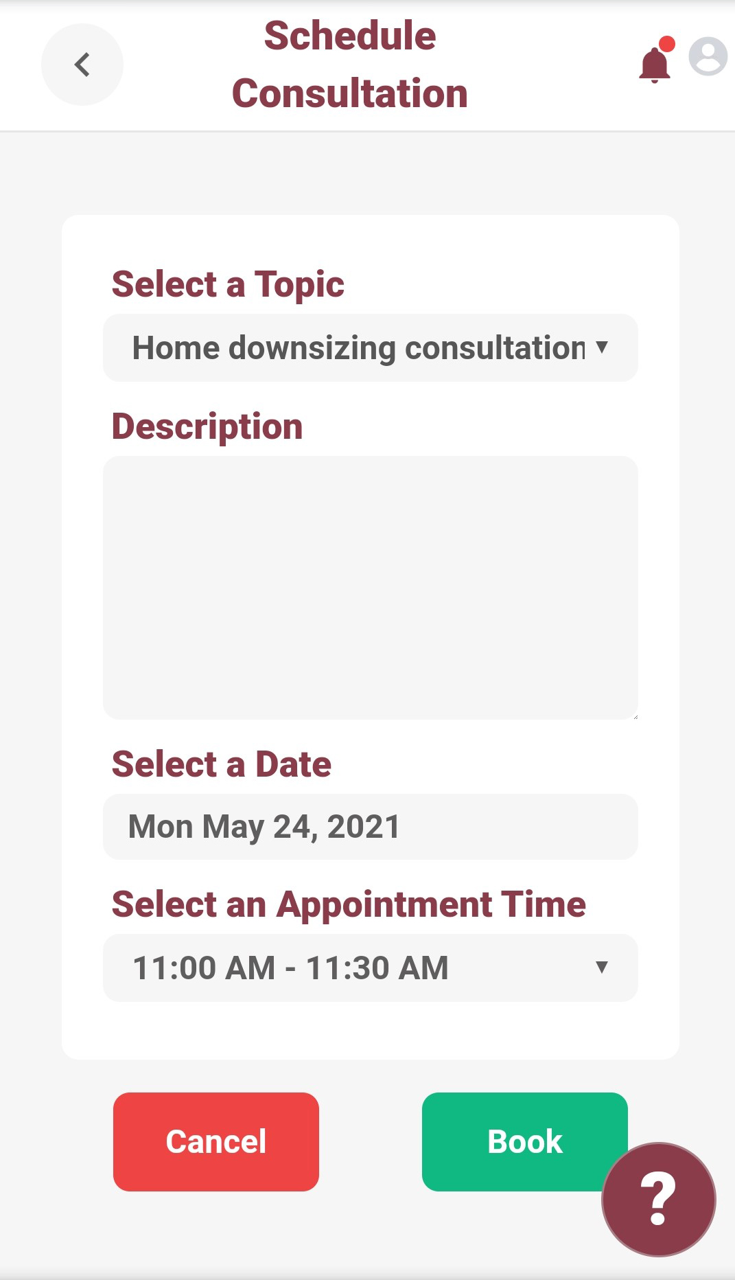 Senior friendly app - KIV